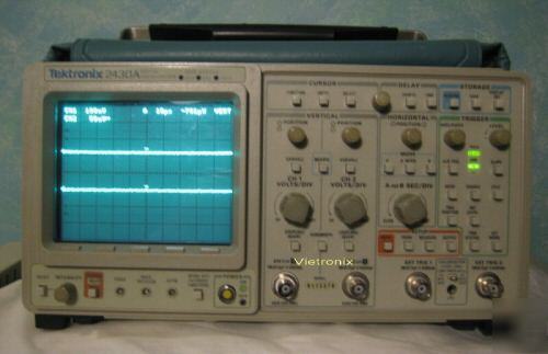 Tektronix 2430A 150MHZ digital oscilloscope with opt 46